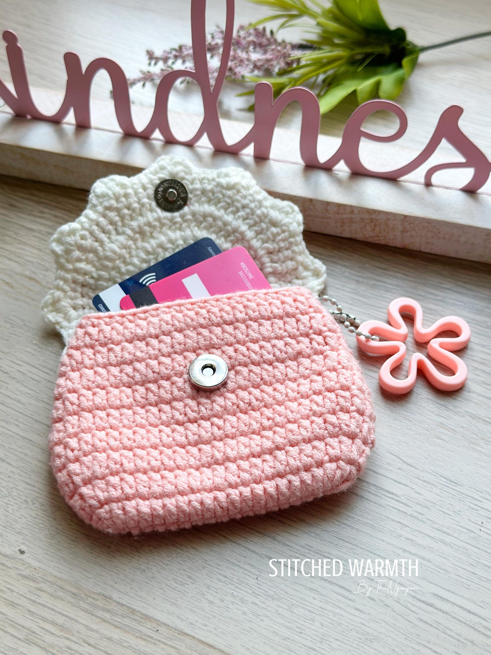 Crochet Mini Wallet Handmade Strawberry Wallet Airpods Pouch Airpods ...