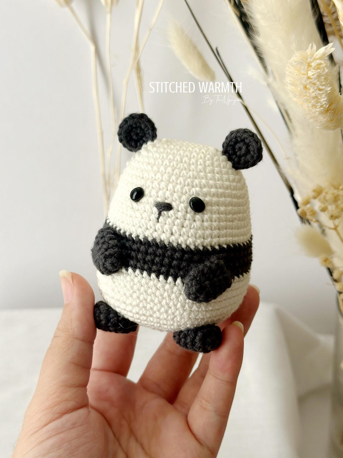 Handmade Crochet Animal Amigurumi Keychain Crochet Panda Keychain ...