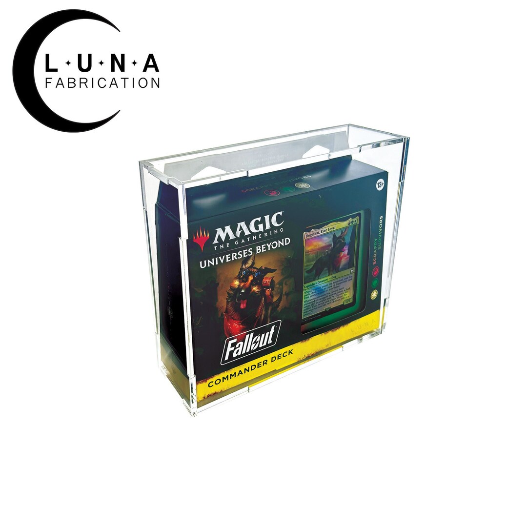 Acrylic Display Case for Magic the Gathering Fallout Commander Deck - Etsy
