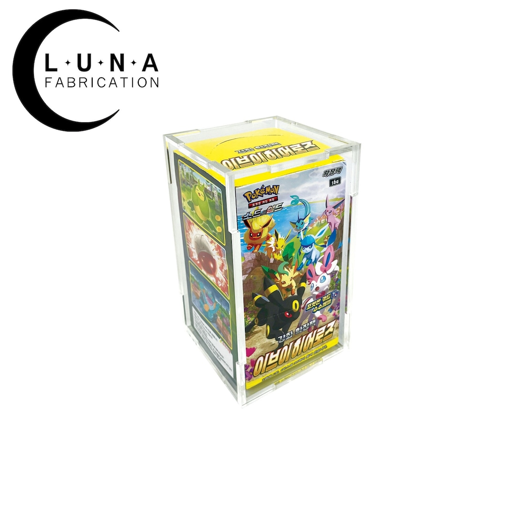 Acrylic Display Case for Korean Pokemon TCG Booster Box - Etsy