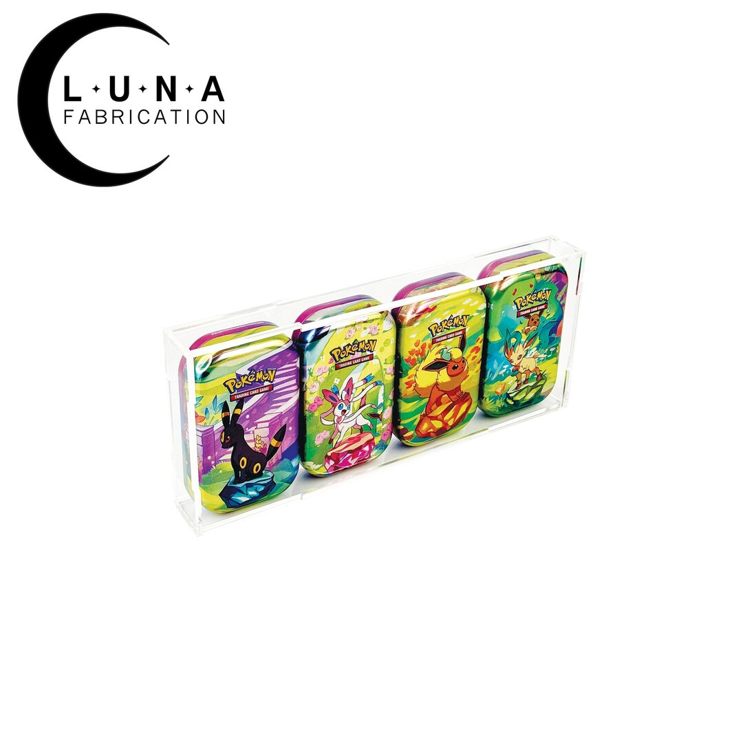 Acrylic Display Case for 4 Pokemon Mini-tins - Etsy