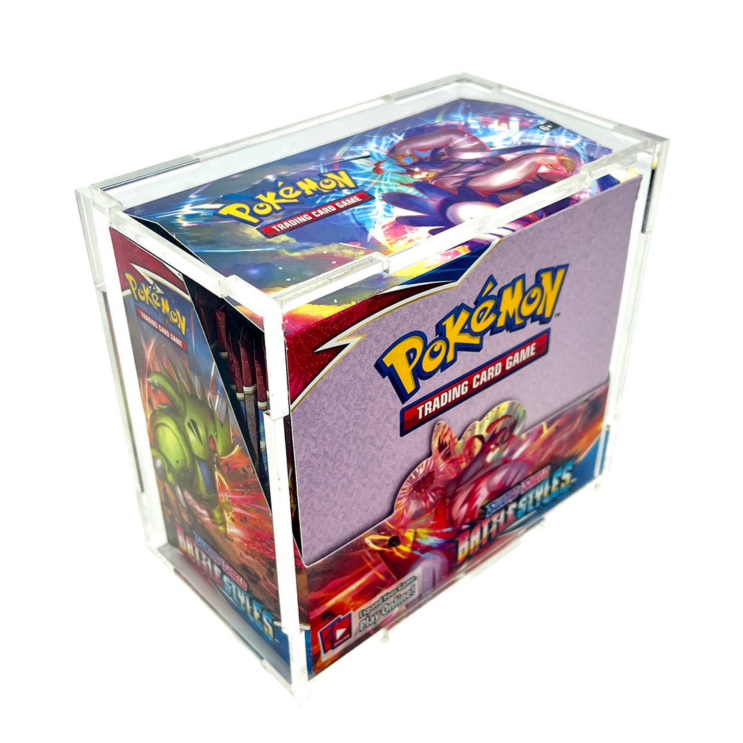 Acrylic Display Case for Pokémon Booster Box (fabricated in the USA) - Etsy