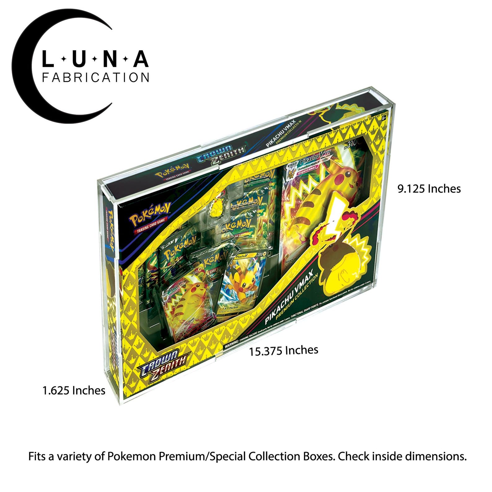Acrylic Display Case for Wide Pokemon Premium Collection - Etsy