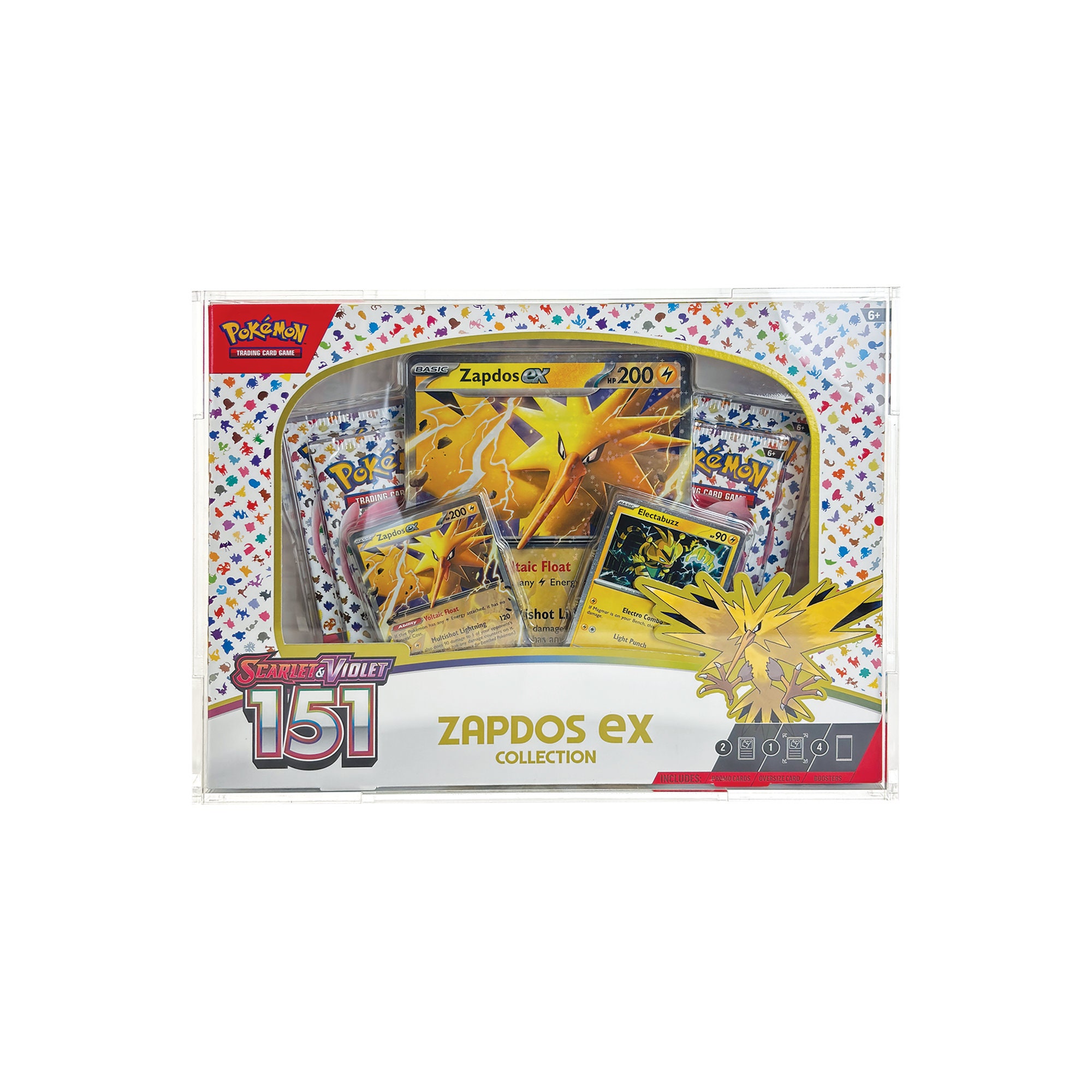 Acrylic Display Case for Pokemon 151 Zapdos EX Collection - Etsy