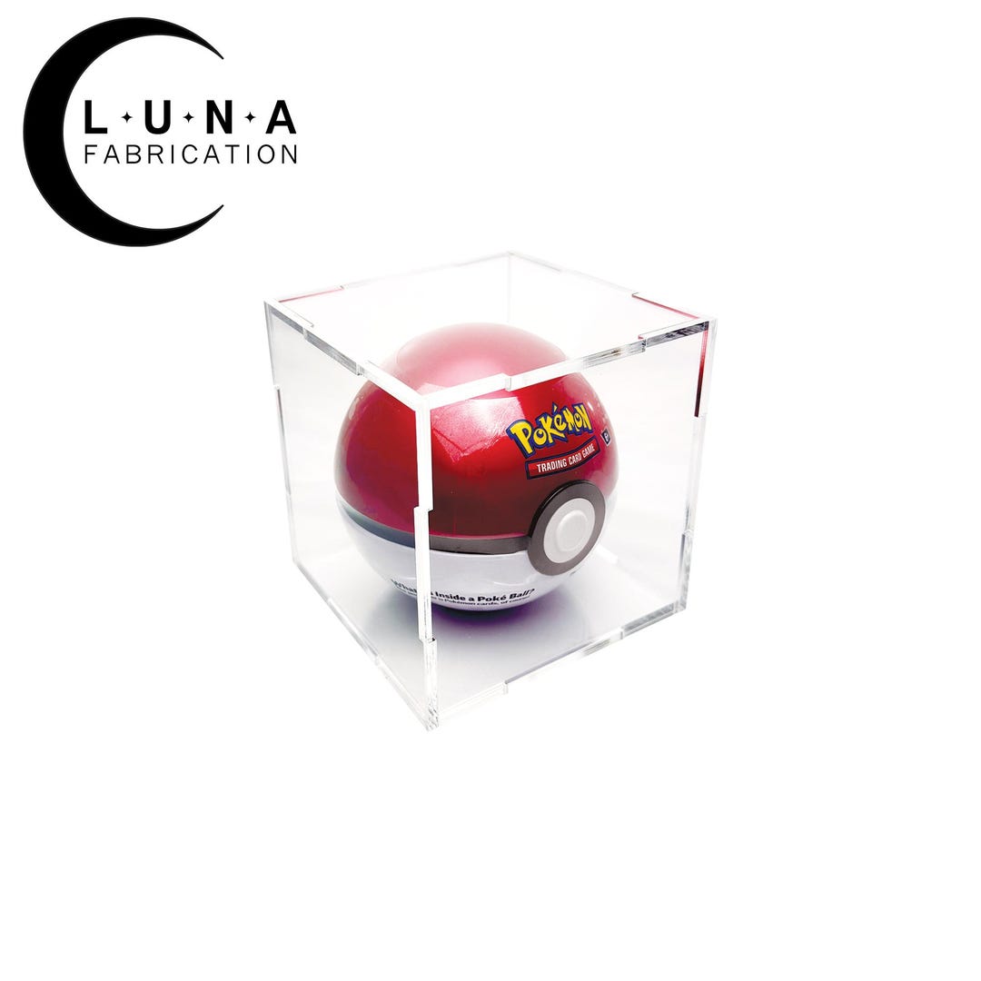 Press Fit Acrylic Display Case for Pokemon Pokeball Tin - Etsy