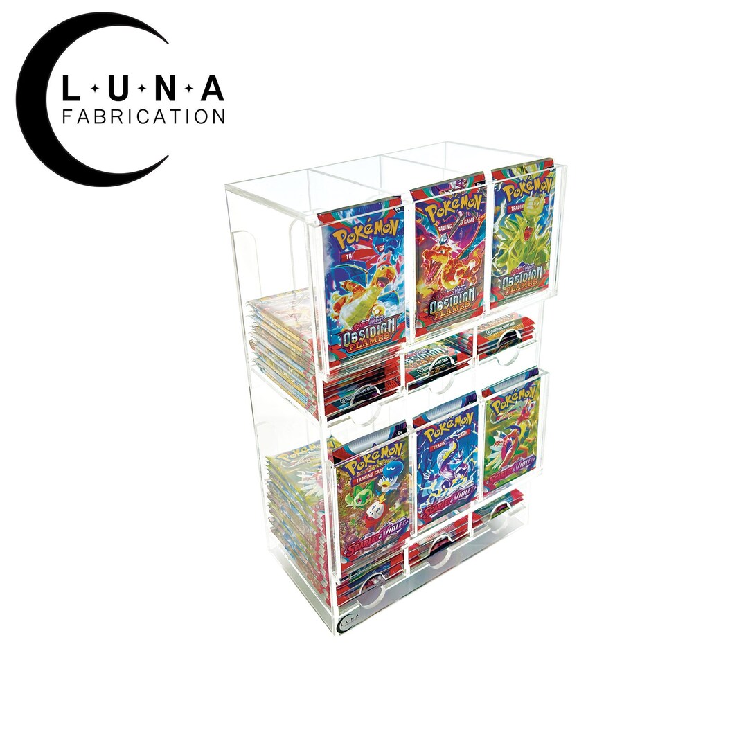 Acrylic Booster Pack Dispenser for TCG Packs 2 Tiered, 6 Slots - Etsy