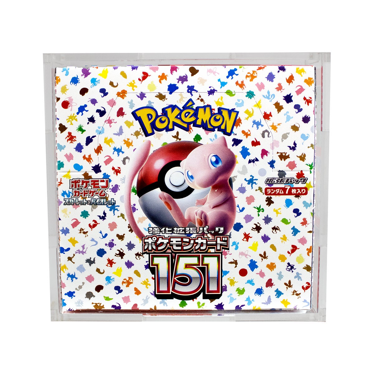 Acrylic Display Case for Pokemon Japanese Booster Box - Etsy