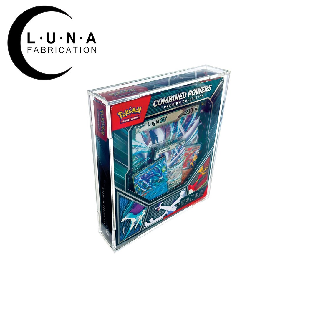 Acrylic Display Case for Pokemon Combined Powers UPC - Etsy