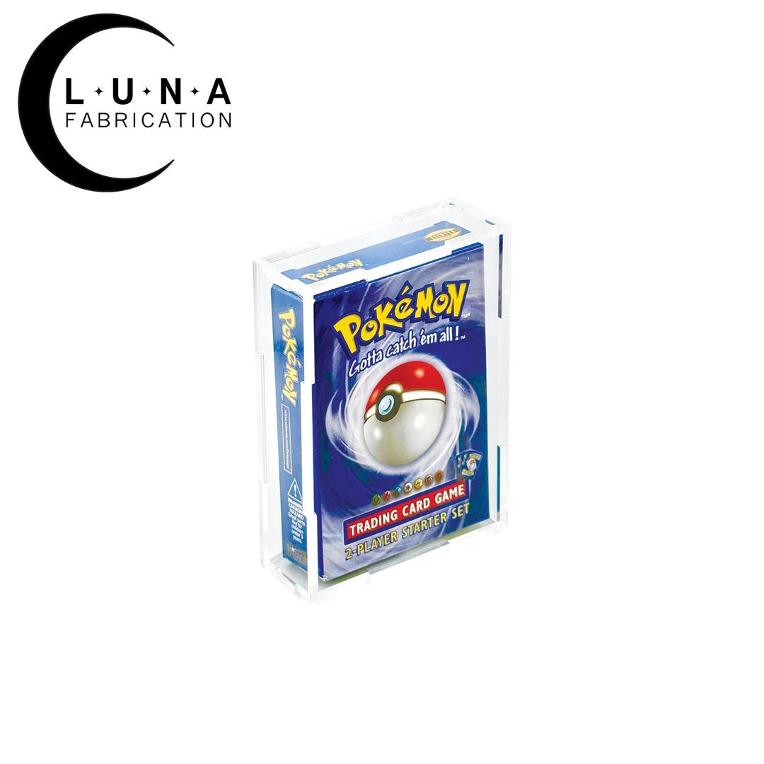 Acrylic Display Case for Pokemon 2-player Starter Set - Etsy