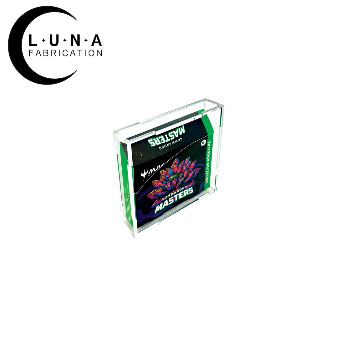 Acrylic Display Case for MTG Commander Masters/double Commander Booster ...
