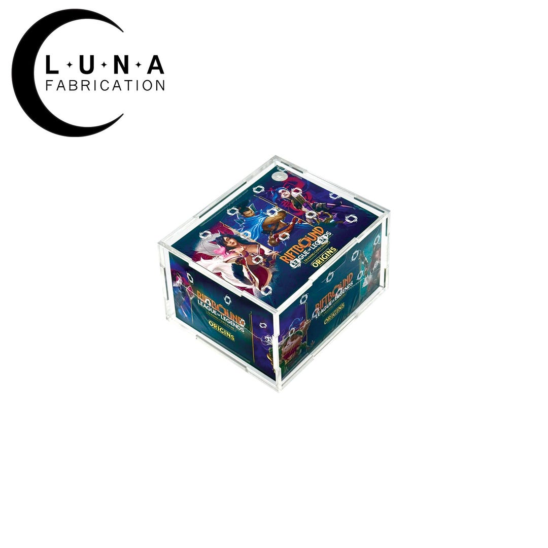 Acrylic Display Case for Riftbound League of Legends Booster Box - Etsy