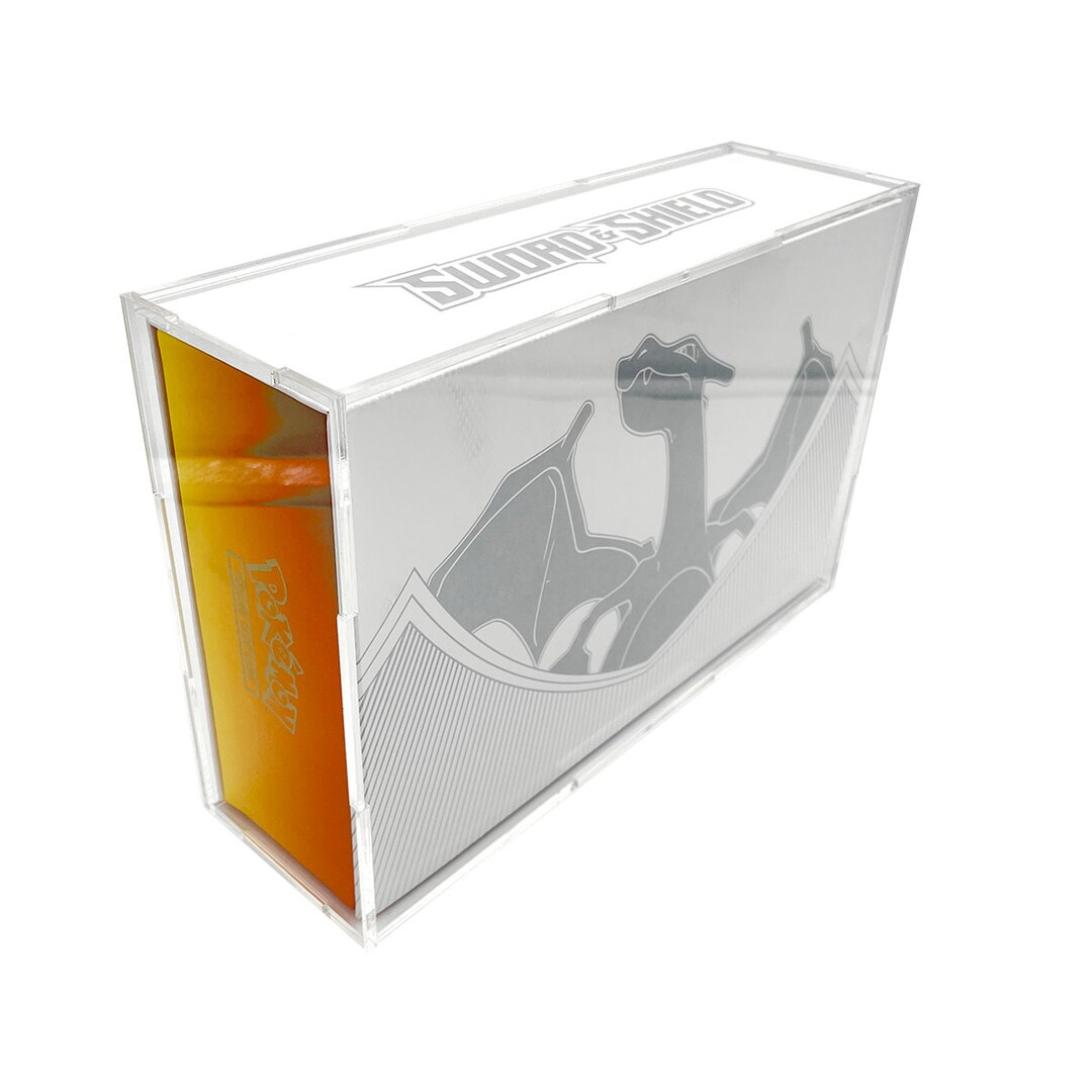 Acrylic Display Case for Sword & Shield Charizard UPC Fabricated in the ...