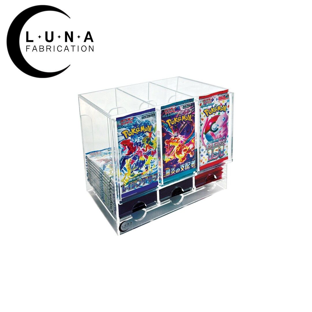 Acrylic Pack Dispenser for Japanese TCG Packs (3 Slots) - Etsy