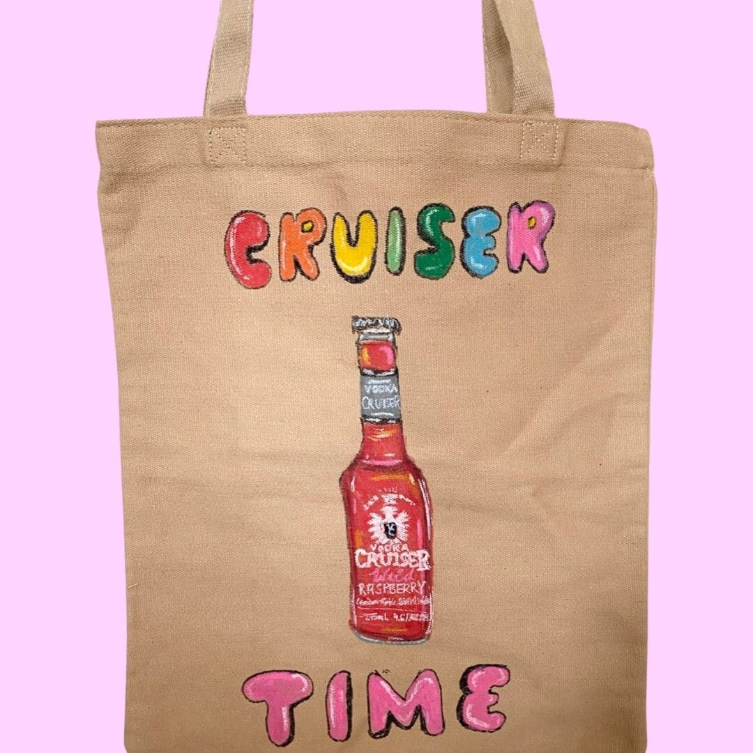Vodka Cruiser Tote Bag Australian Culture Personalised Tote - Etsy