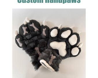 Halloween Jester Inspired Fursuit Puffy Paws - Etsy