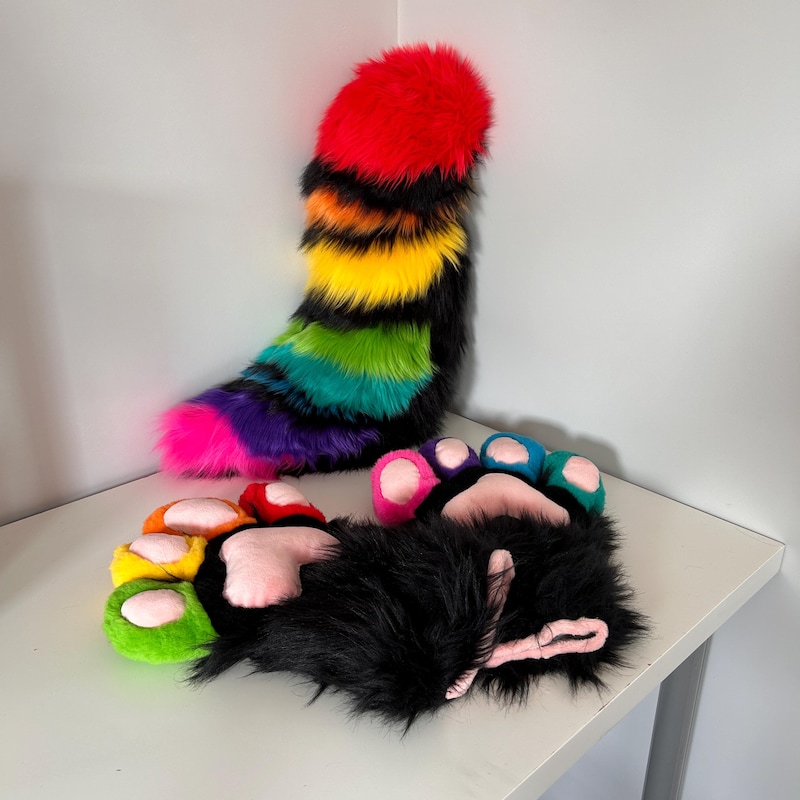 Rainbows Fursuit - Etsy UK