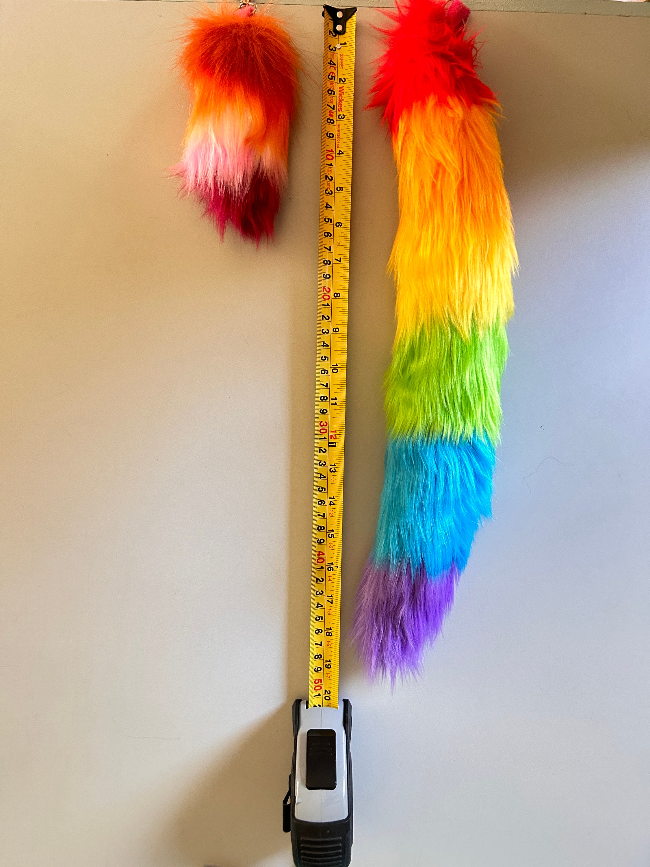 Furry Keychain Tail LGBT Pride Flags - Etsy