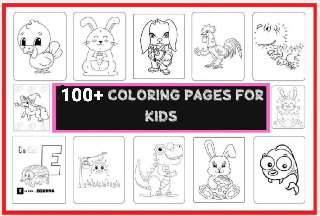 Colouring Pages/cut Outs/connect the Dots for Kids - Etsy