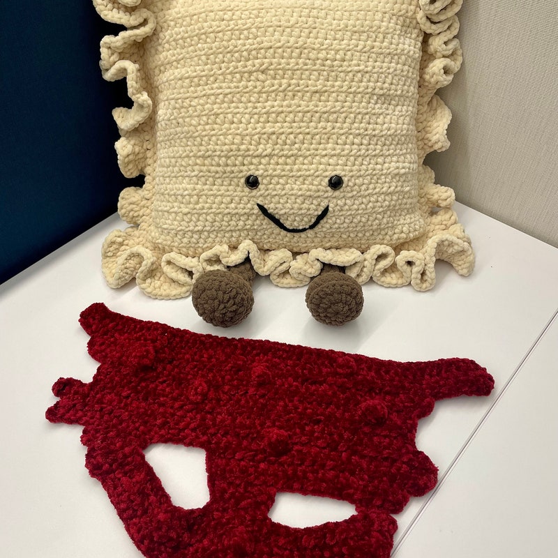 Ravioli kissen häkeln - Etsy.de
