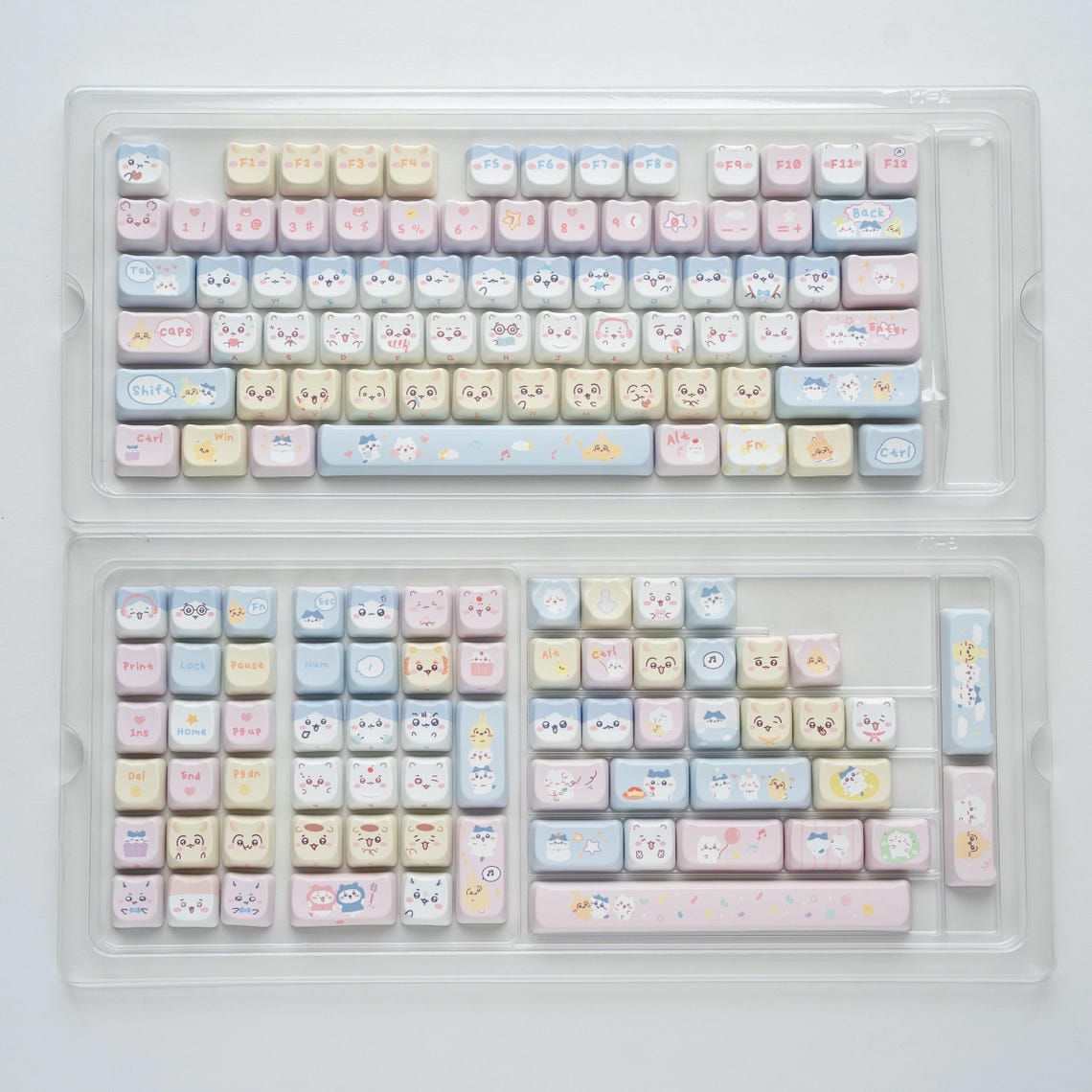140 Keys Cute Chiikawa Keycaps Set MAO Profile PBT Kecays for ...