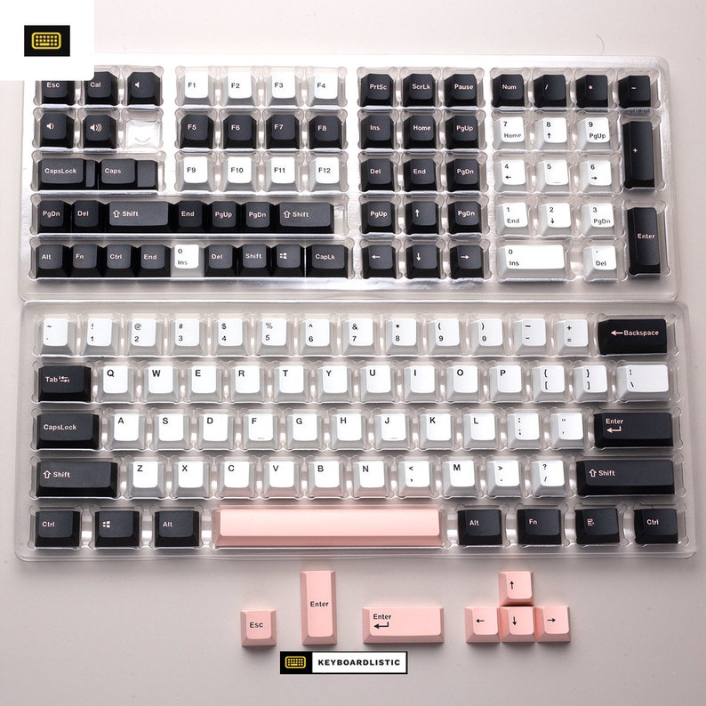 Olivia Keycaps OEM Profile PBT Dye-sub Royal Kludge Tecware Keychron ...