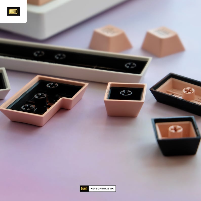 Olivia Keycaps OEM Profile PBT Dye-sub Royal Kludge Tecware Keychron ...