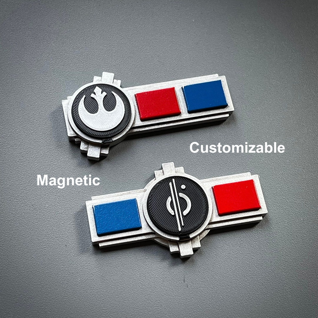 Star Wars Customizable Loyalty Badge - Choose Your Emblem - Magnetic - Etsy
