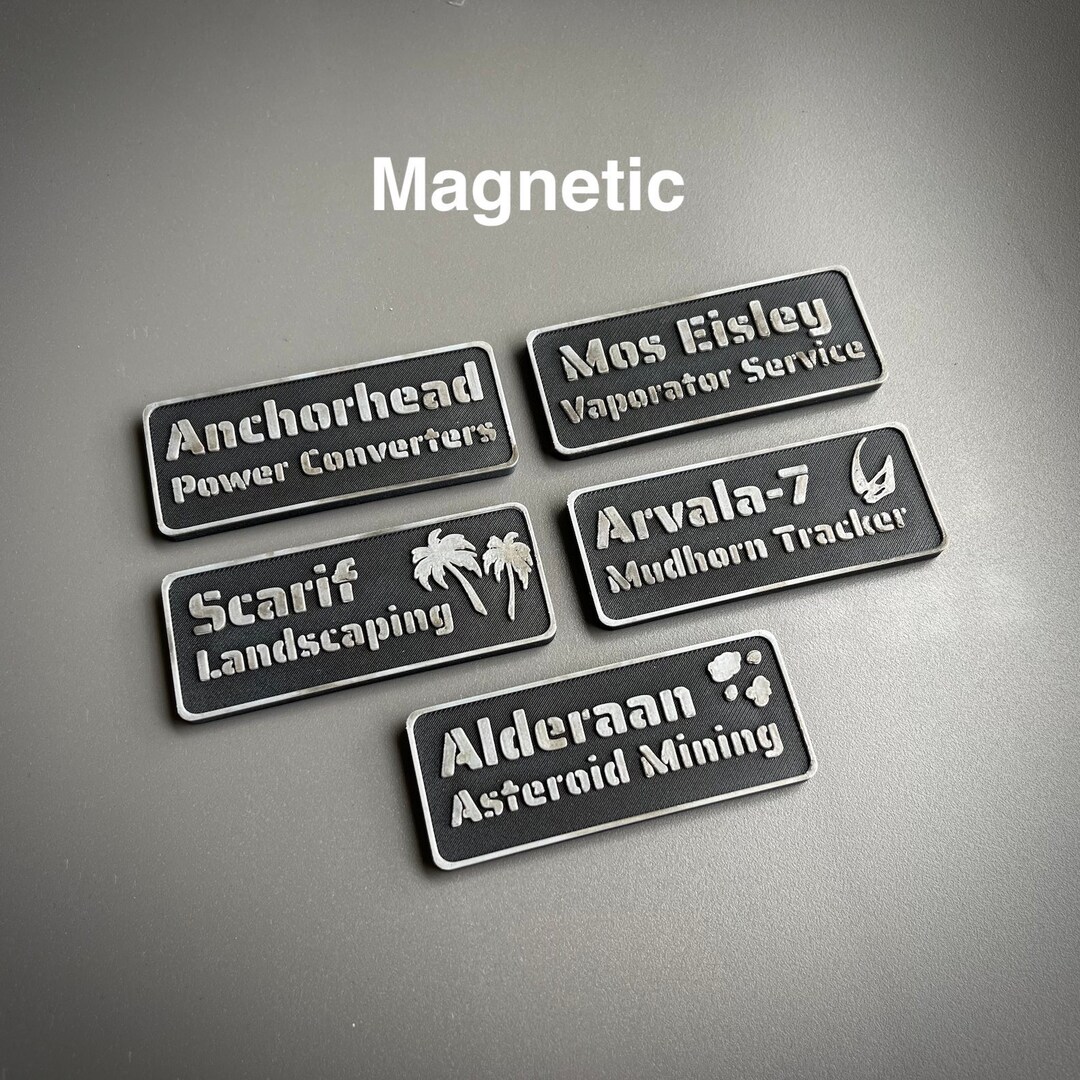 Star Wars everyday Hero Occupation Badges Magnetic - Etsy