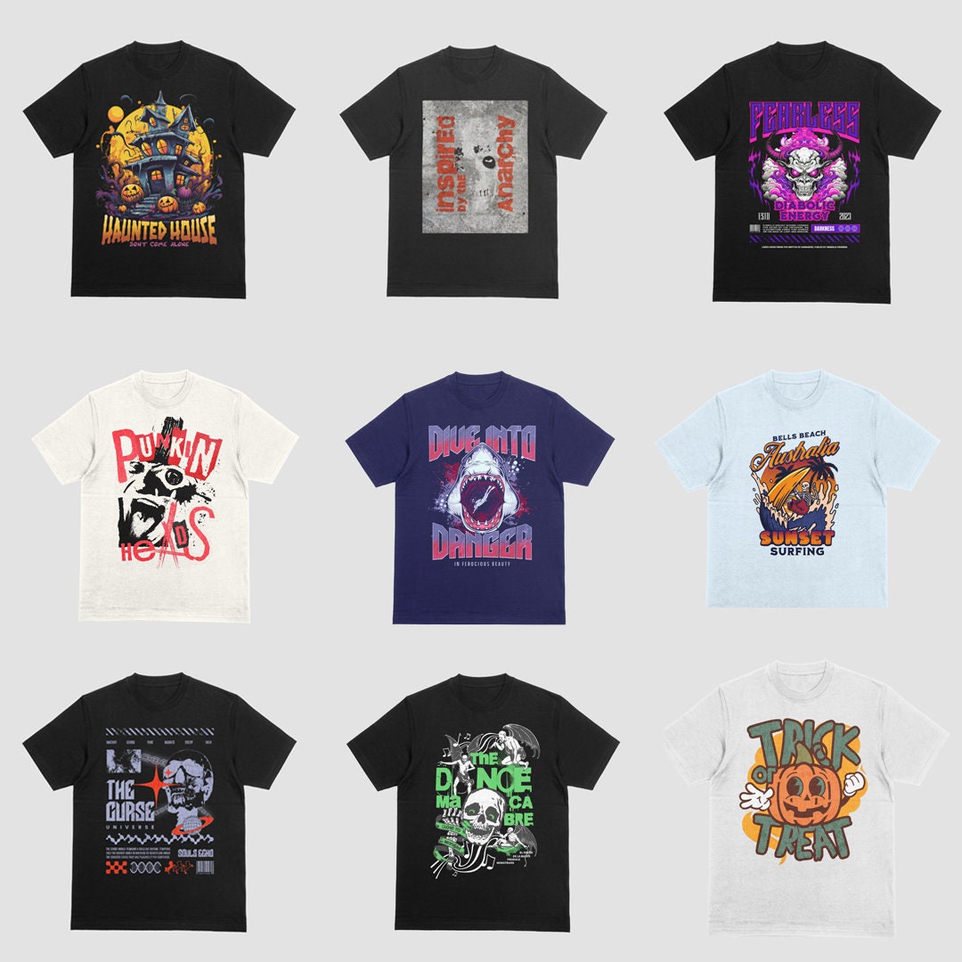 Editable Tshirt Design Bundle Print on Demand Shirt Designs - Etsy
