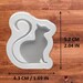 Cute Cat Mould, Cat Pendant Keychain Mold for Resin Casting, Cat ...