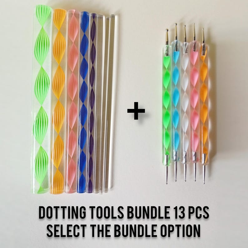 Dotting Tools Set of 8, Nail Art Dotting Tools, Dotting Tools Mandala ...