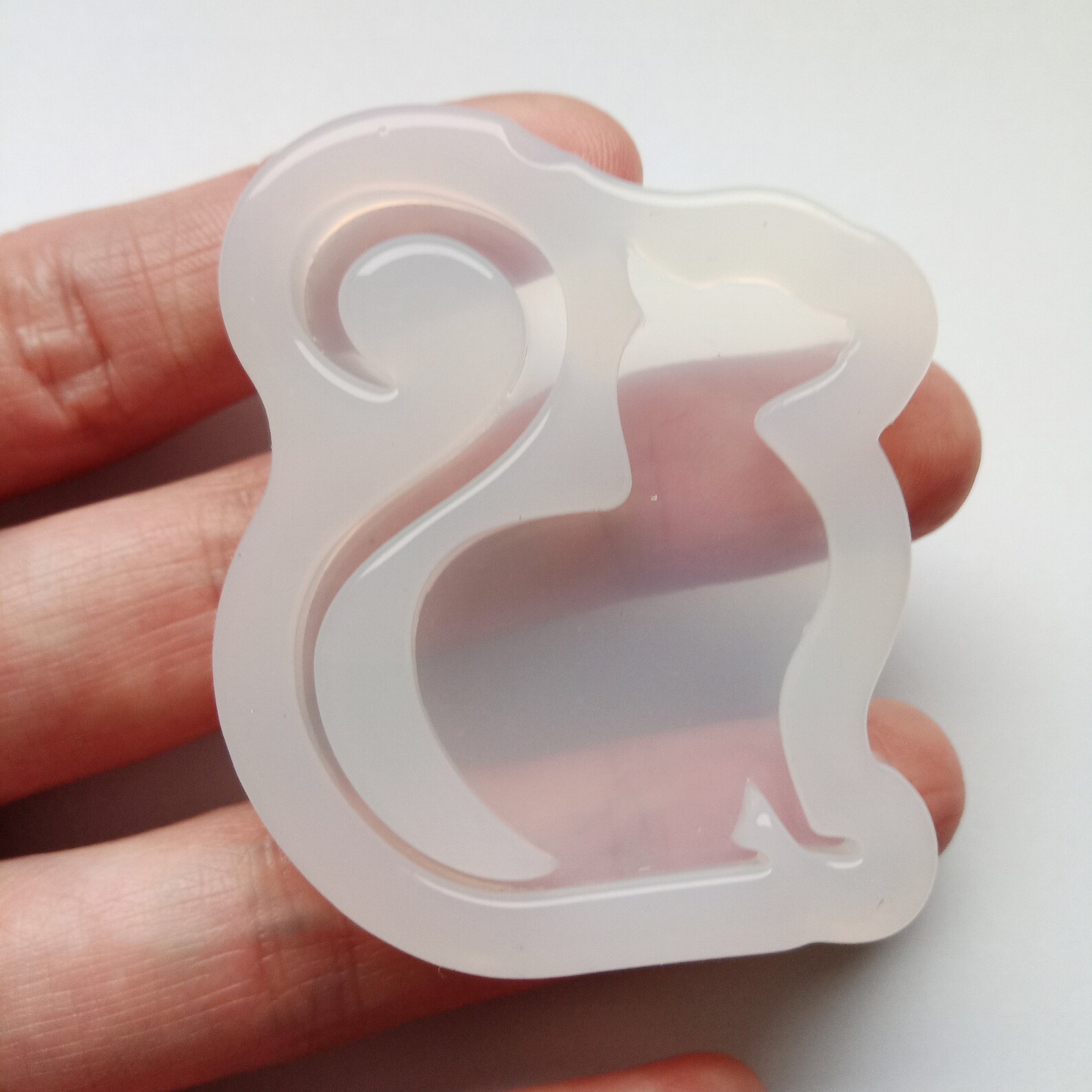 Cute Cat Mould, Cat Pendant Keychain Mold for Resin Casting, Cat ...