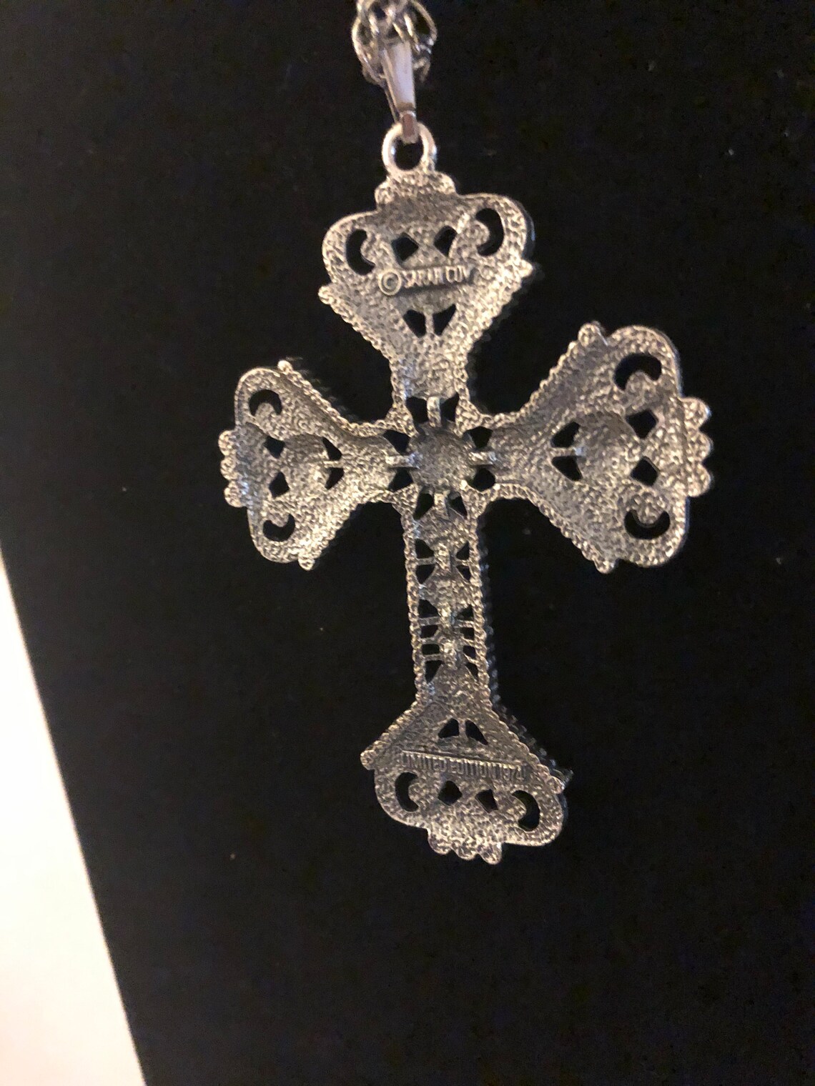 1974 Savah Cov Limited Edition Silver Cross Long Chain 24 MINT - Etsy