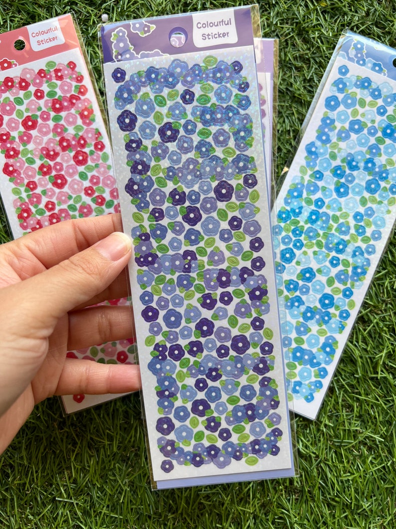 Cute Flower Polco Deco Stickers Deco Sticker Sheet Polco - Etsy