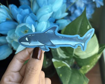 Cute Shark Sticker - Etsy