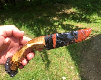 Red Ribbon Obsidian - Etsy