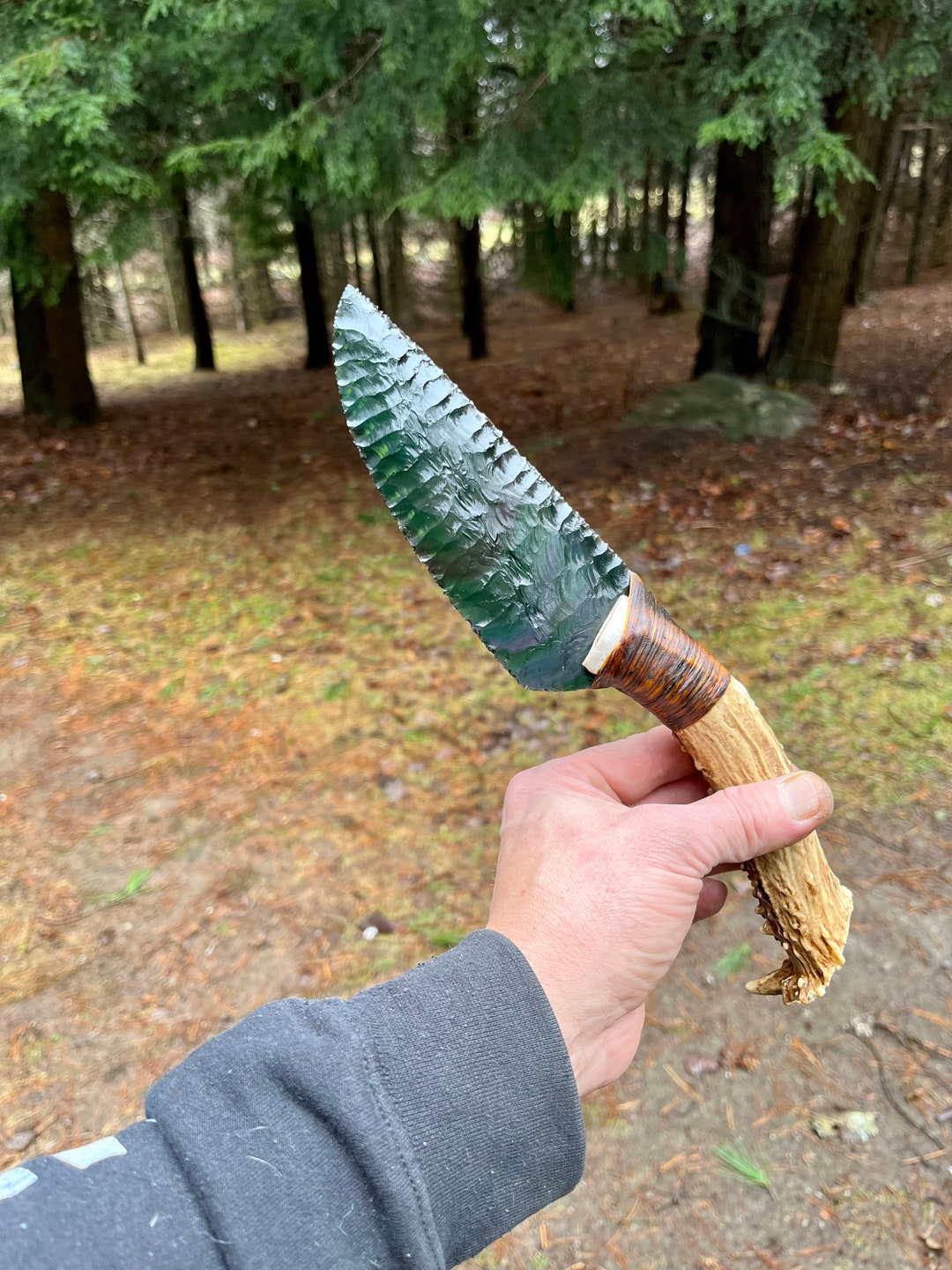 Lassen Creek Rainbow Obsidian Skinning Knife - Etsy Canada