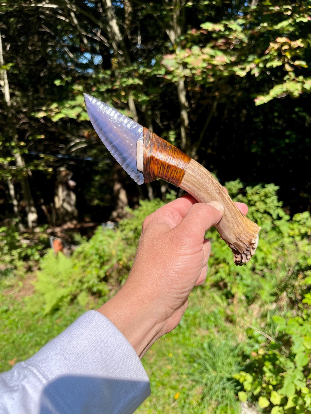 Lassen Creek Purple and Blue Rainbow Obsidian Skinning Knife - Etsy