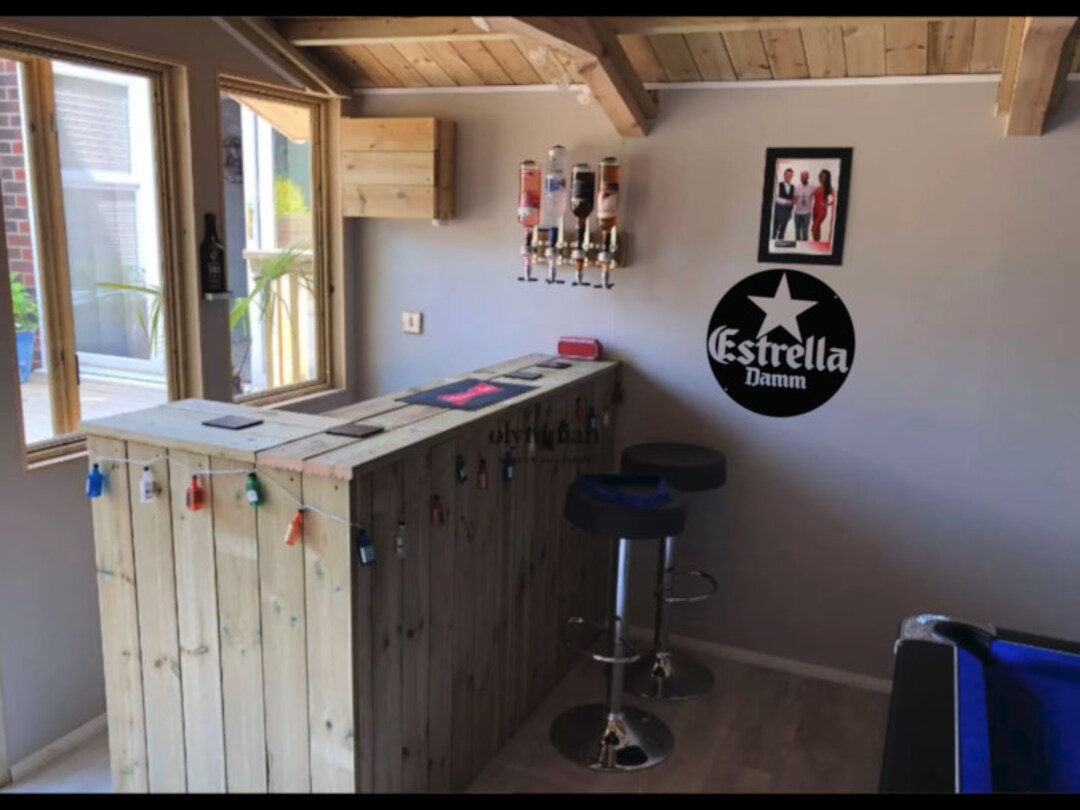 Estrella Metal Bar Sign - Etsy