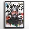 Kanye West Inspired Poster, Ye Art, Rapper Wall Art, Rapper Poster, Hip ...