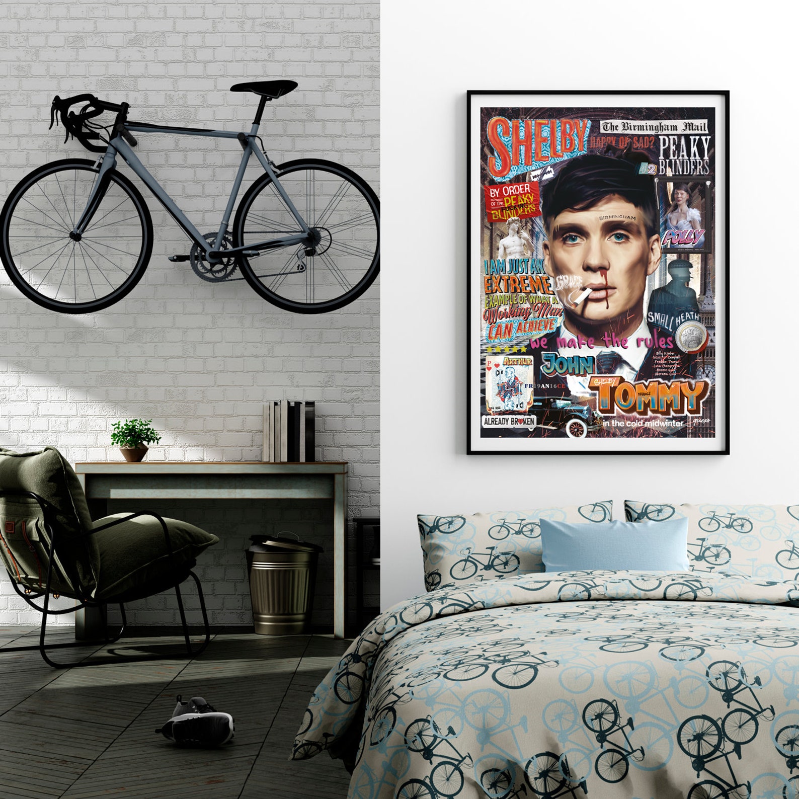 Peaky Blinders Poster, Thomas Shelby, TV Show Wall Art, Perfect Gift ...