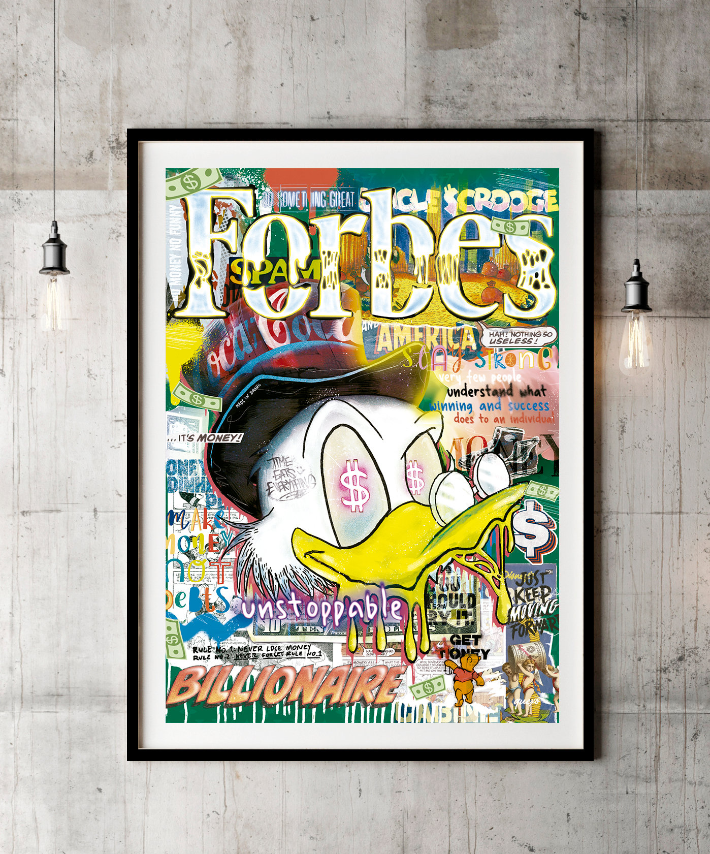 Scrooge Mcduck Forbes Poster Vol 2 Finance Wall Art Perfect - Etsy ...