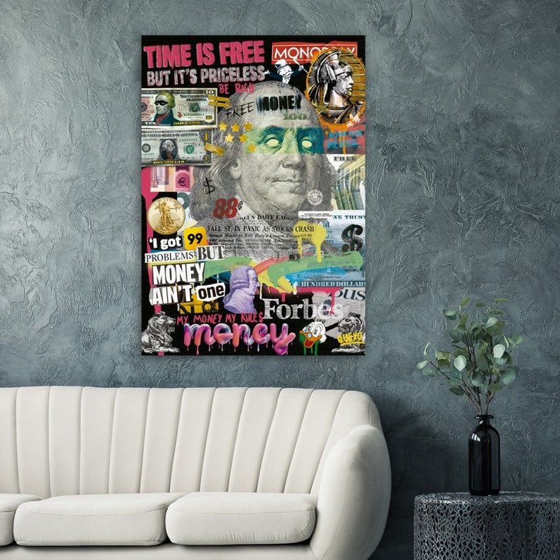 99 Problems Poster, Finance Wall Art, Office Decor, Gift for Men, Money ...