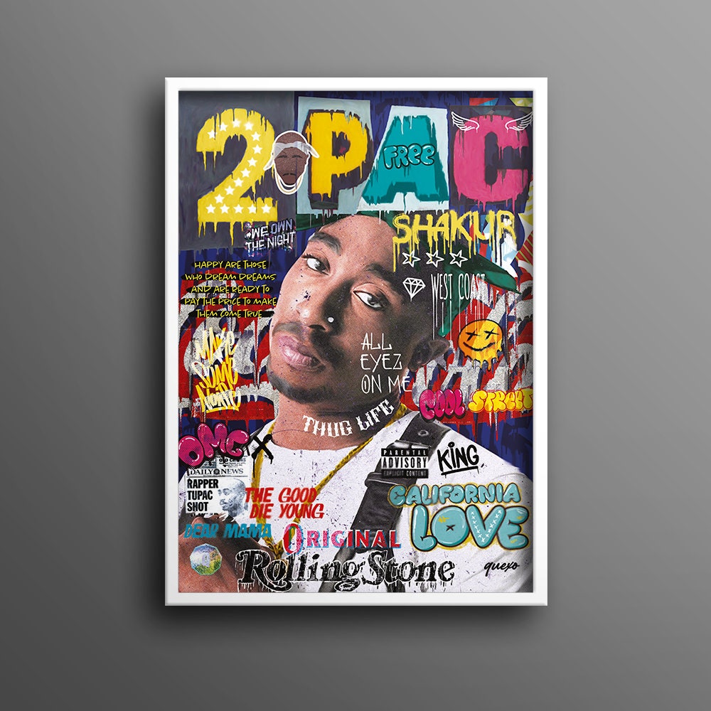 Tupac Shakur 2Pac, Rappeur Poster