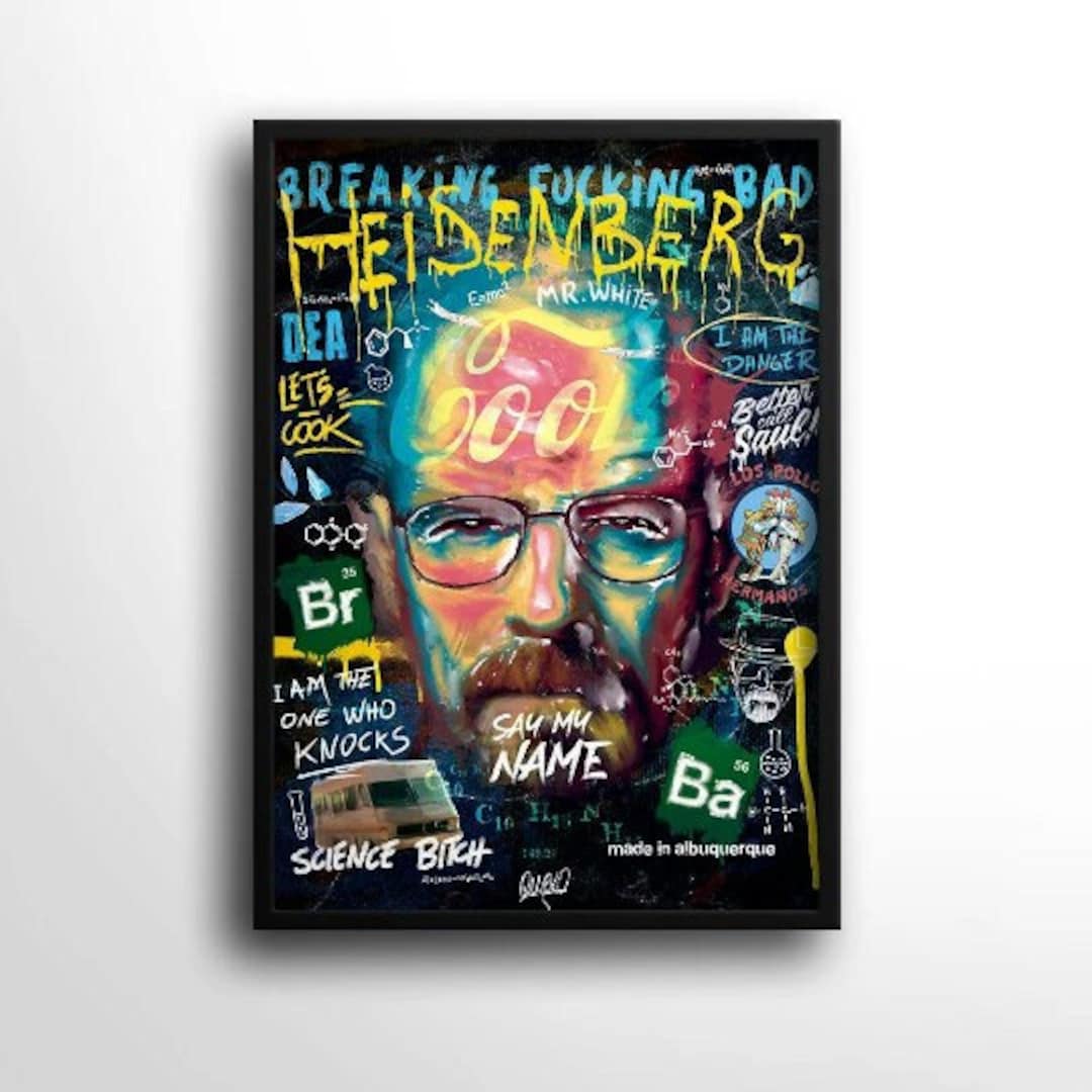 Breaking Bad Poster, TV Show Wall Art, Perfect Gift, Pop Art ...