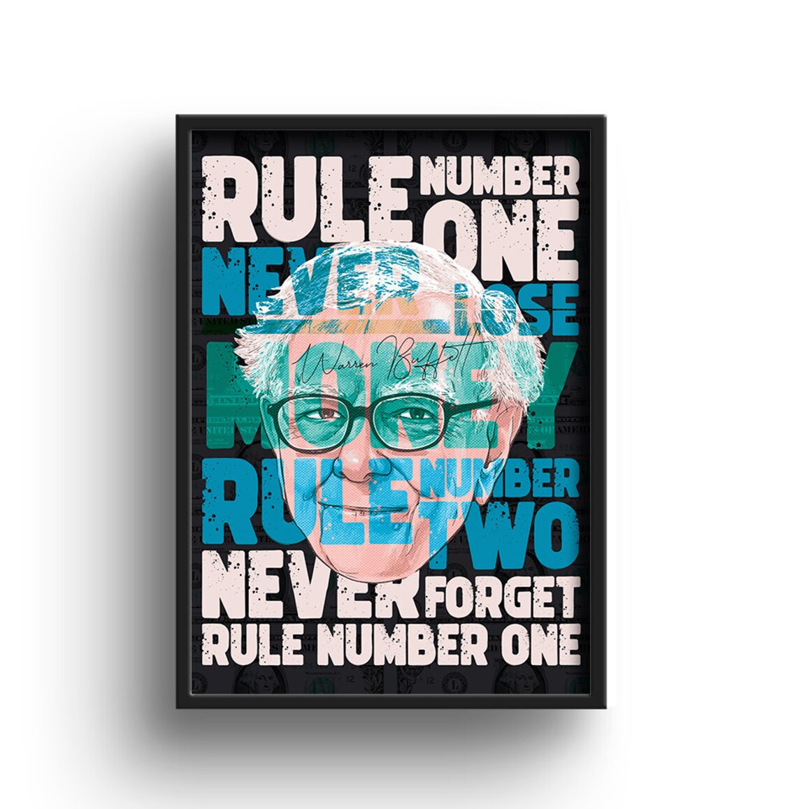 Warren Buffet Poster, Motivational Wall Art, Perfect Gift, Entrepreneur ...