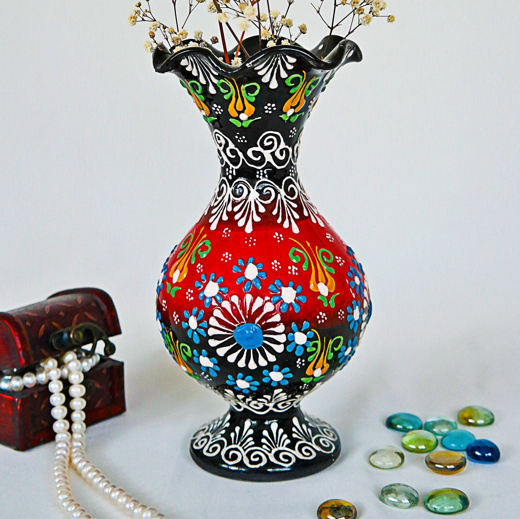 Flower Top Vase - Etsy