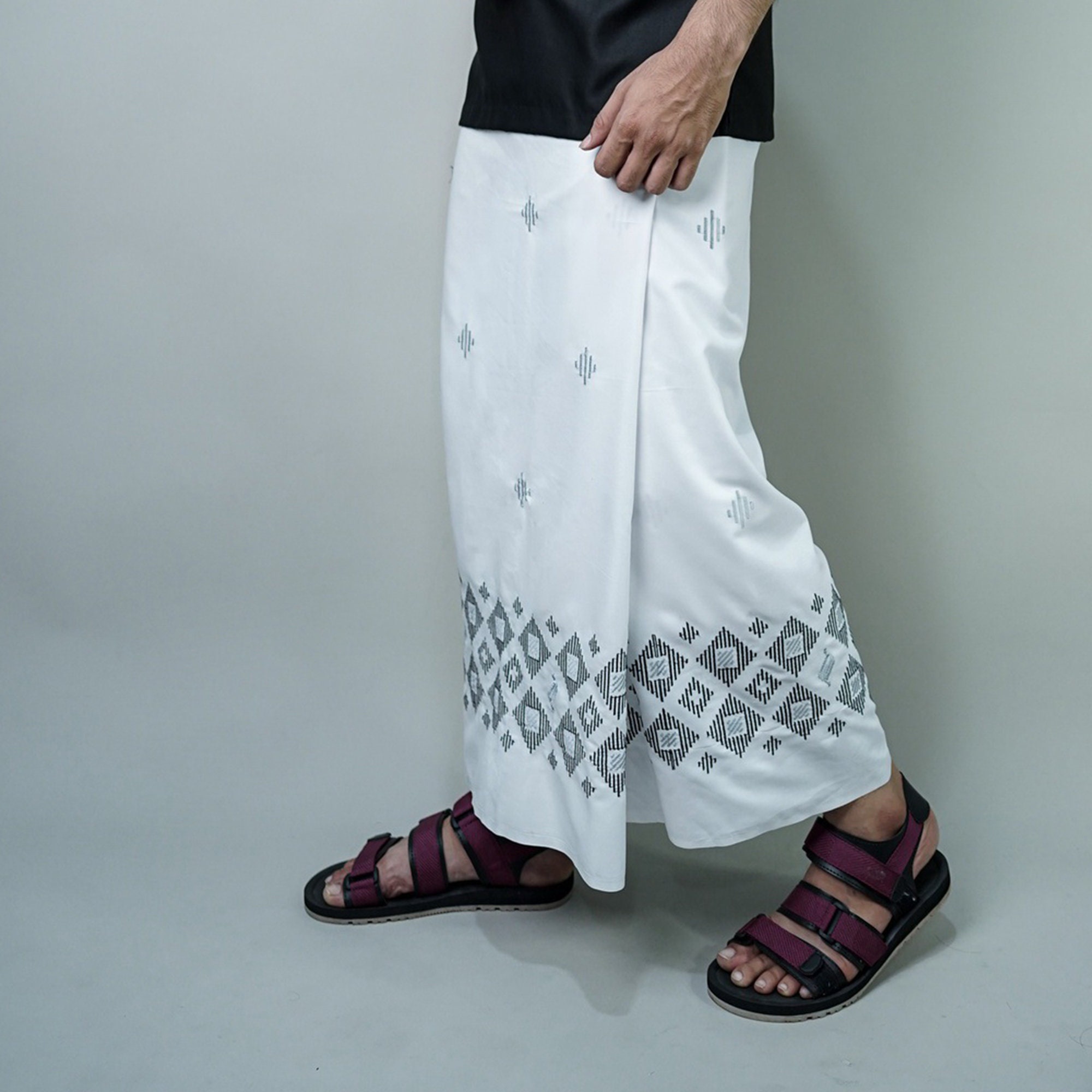 Batik Sarong for Men: Printed Cotton Beach Wrap - Etsy