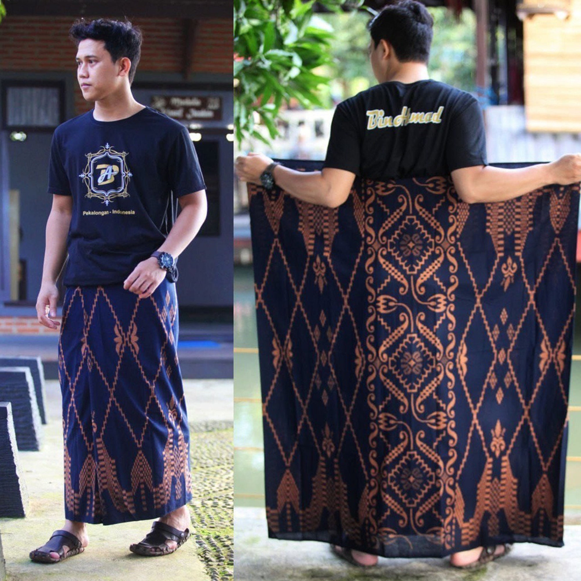Sarung, Batik Sarong, Sarong for Men, Men Batik Sarong, Printed Cotton ...