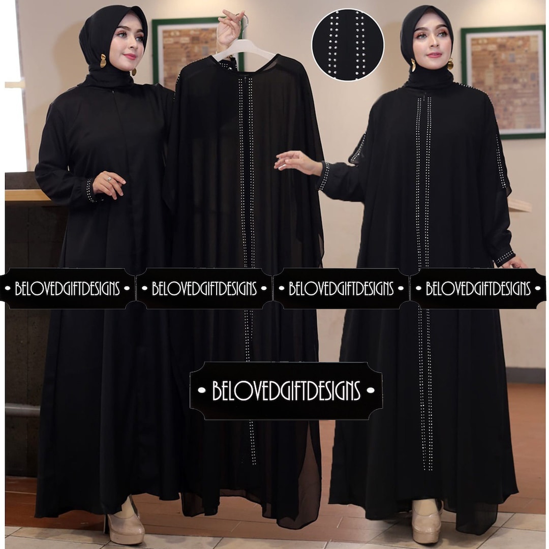 CAMELLIA ABAYA / Abaya Saudi Arabia-turkish Abaya-open Abaya-abaya Hajj ...